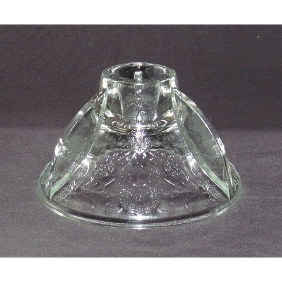 Hazel-Atlas | Accents | Hazel Atlas Glass Florentine No2 Poppy Crystal ...
